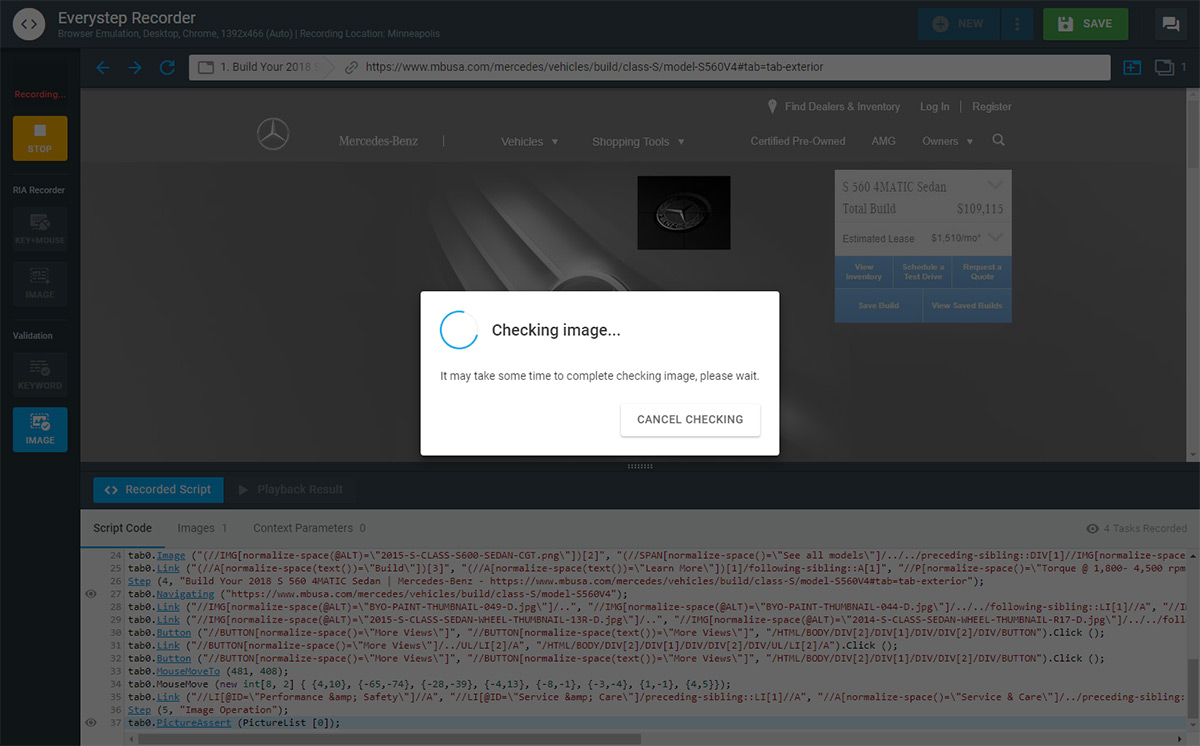 Everystep Scripting Tool Web Testing Automation