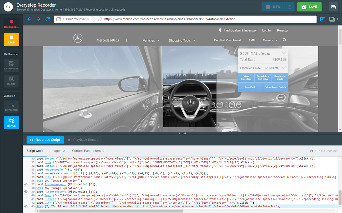 Everystep Scripting Tool Web Testing Automation